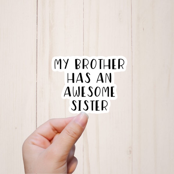 Brother Sister Stickers - Etsy
