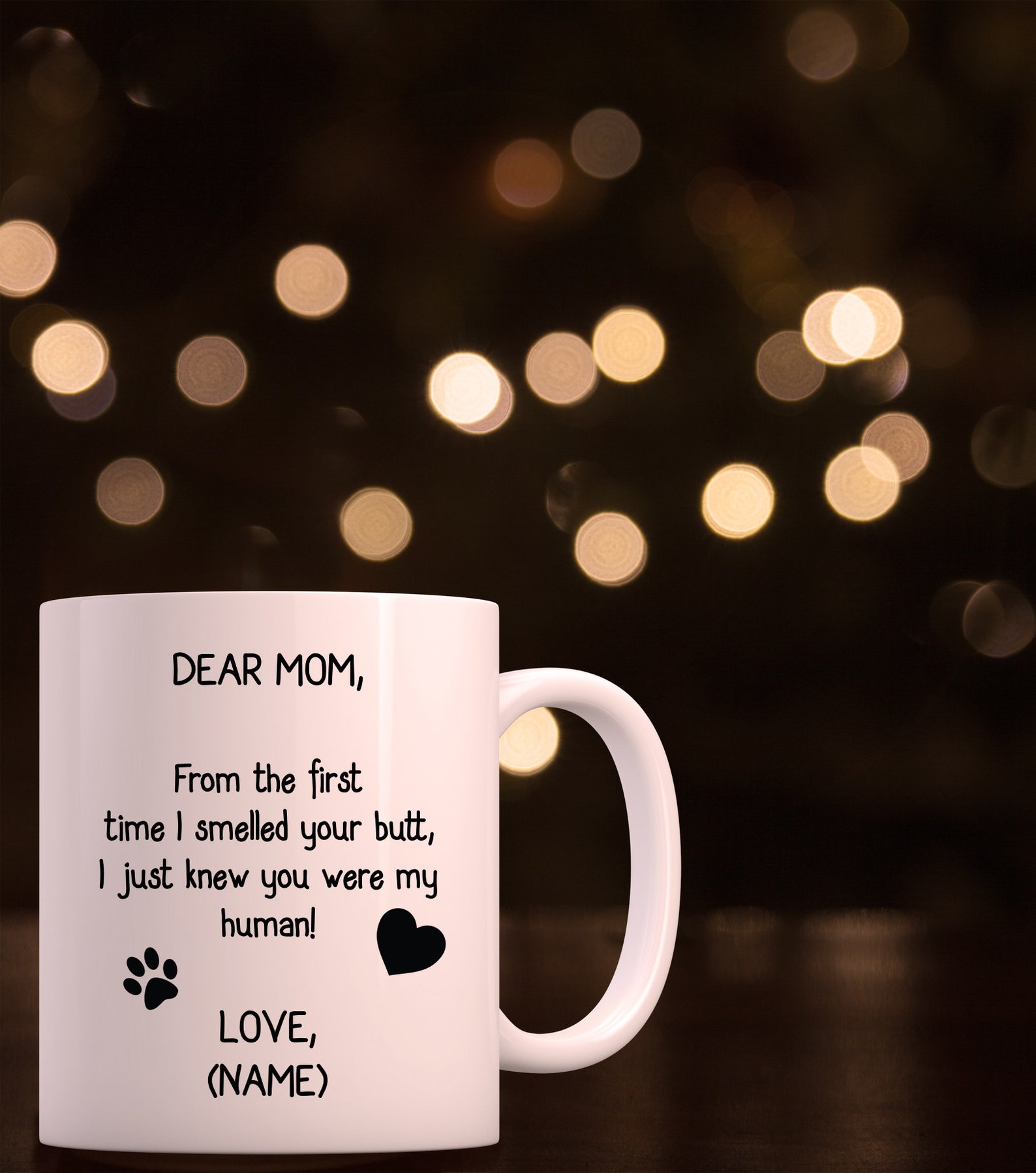 Custom Dog Mom Gift, Personalized Pet Parent Mug, Custom Pet Coffee Cup ...