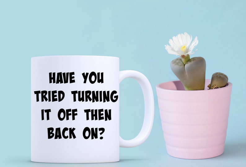 Computer Geek Gift Funny IT Person Coffee Mug Tech Support | Etsy