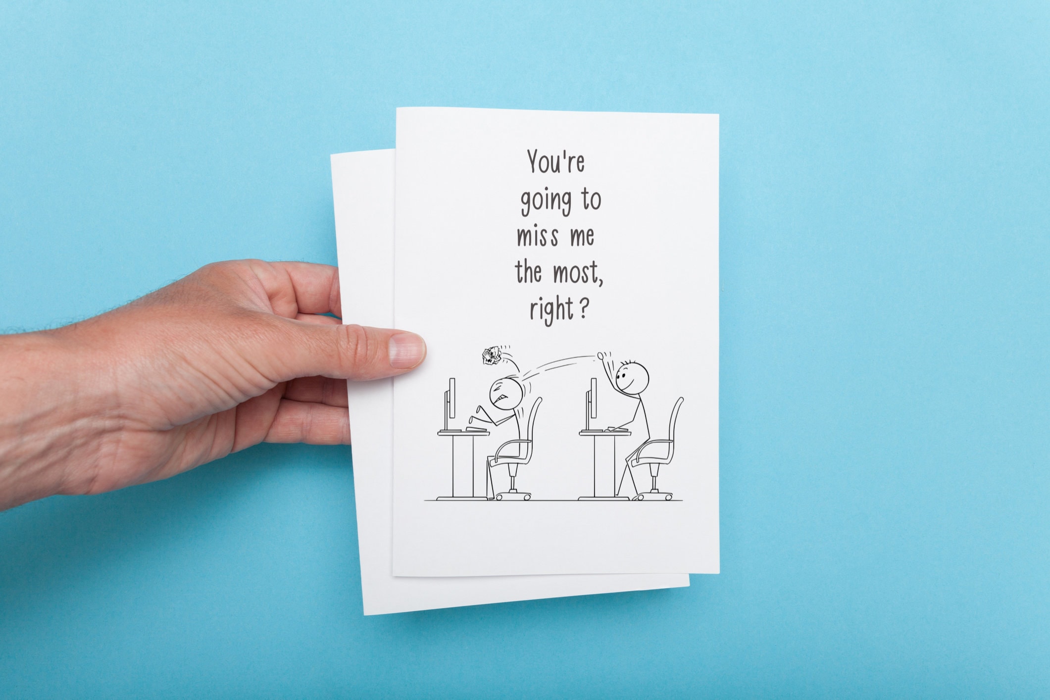 Funny Coworker Leaving Card, Coworker Going Away Card, Card for ...