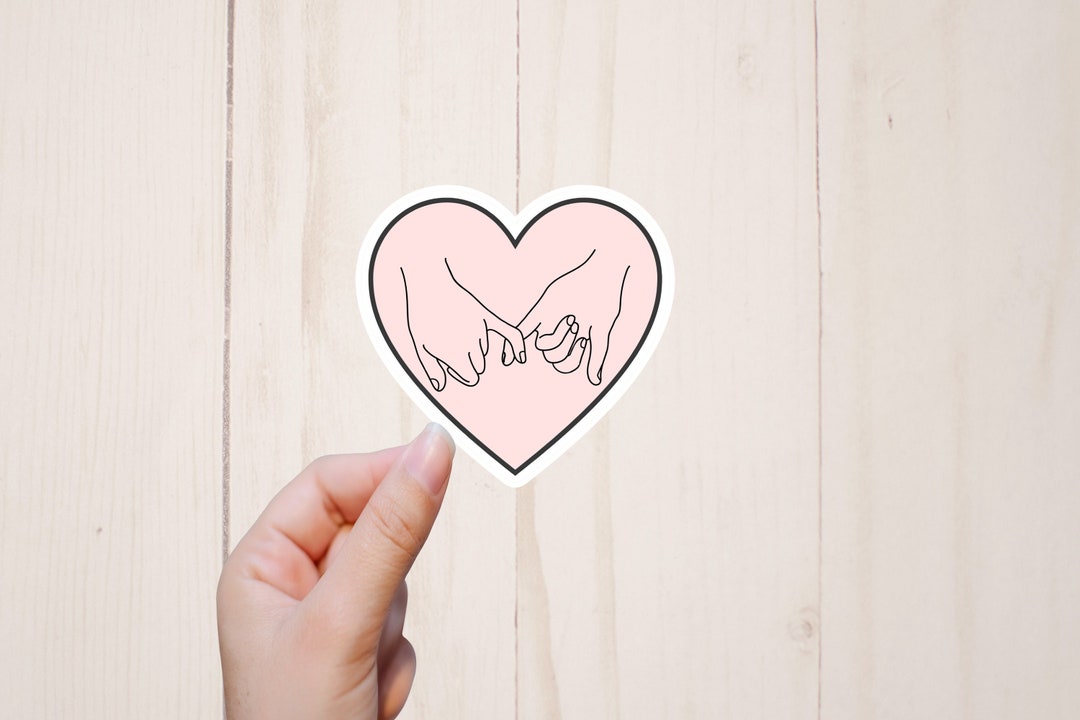 Pinky Swear Sticker, Pinky Promise, Best Friend Stickers, Laptop ...