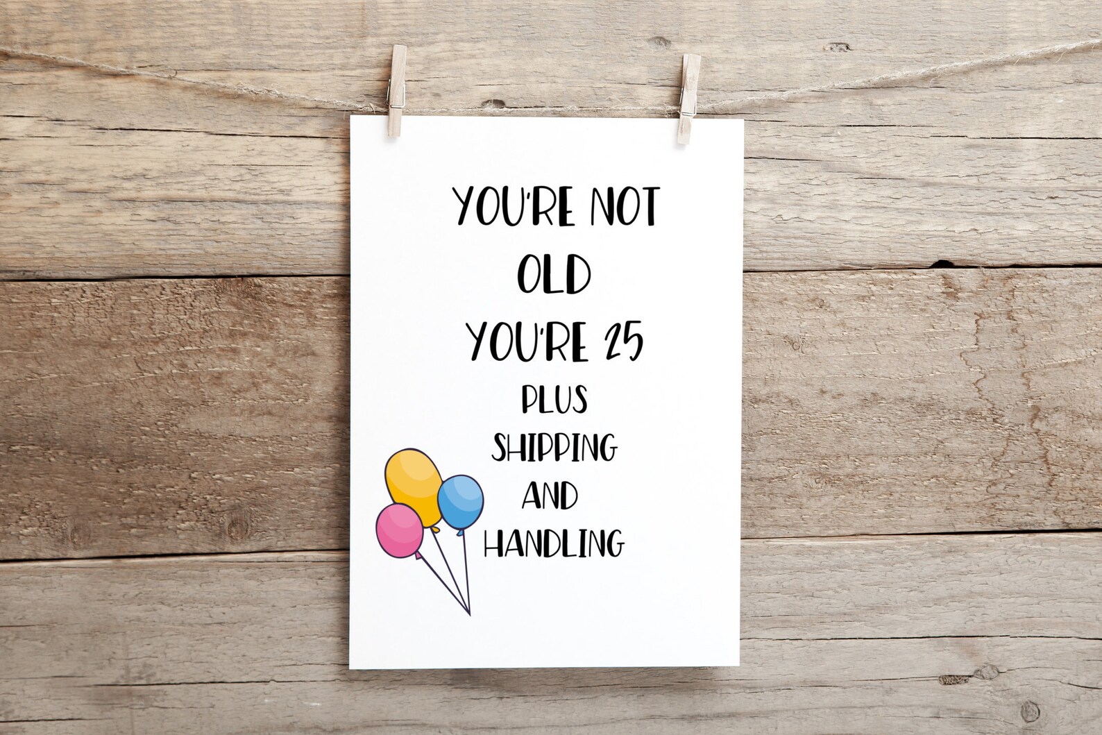 Funny Birthday Card Aging Humor Card Happy Birthday Card | Etsy