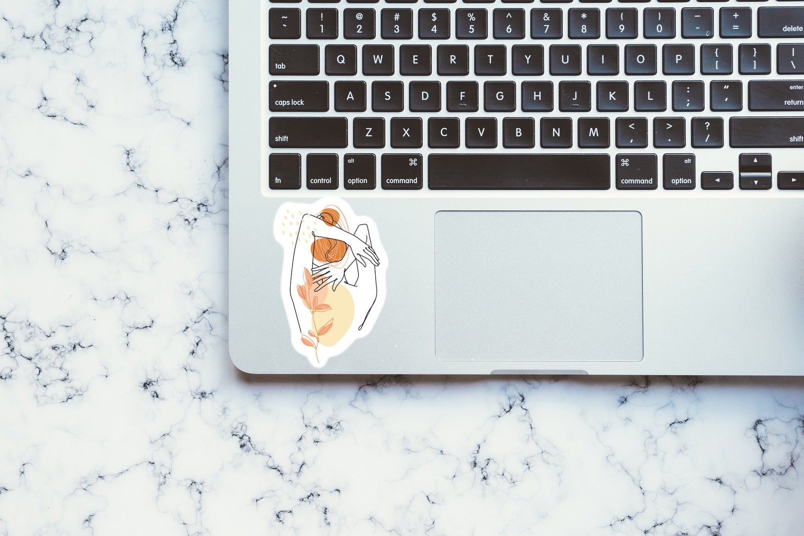 Abstract Art Sticker One Line Drawing Sticker Female Line - Etsy