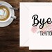 Bye Traitor Coworker Leaving Card Co-worker Going Away Card - Etsy
