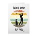 Best Dad by Par Card Golfing Gift for Dad Golf Puns - Etsy