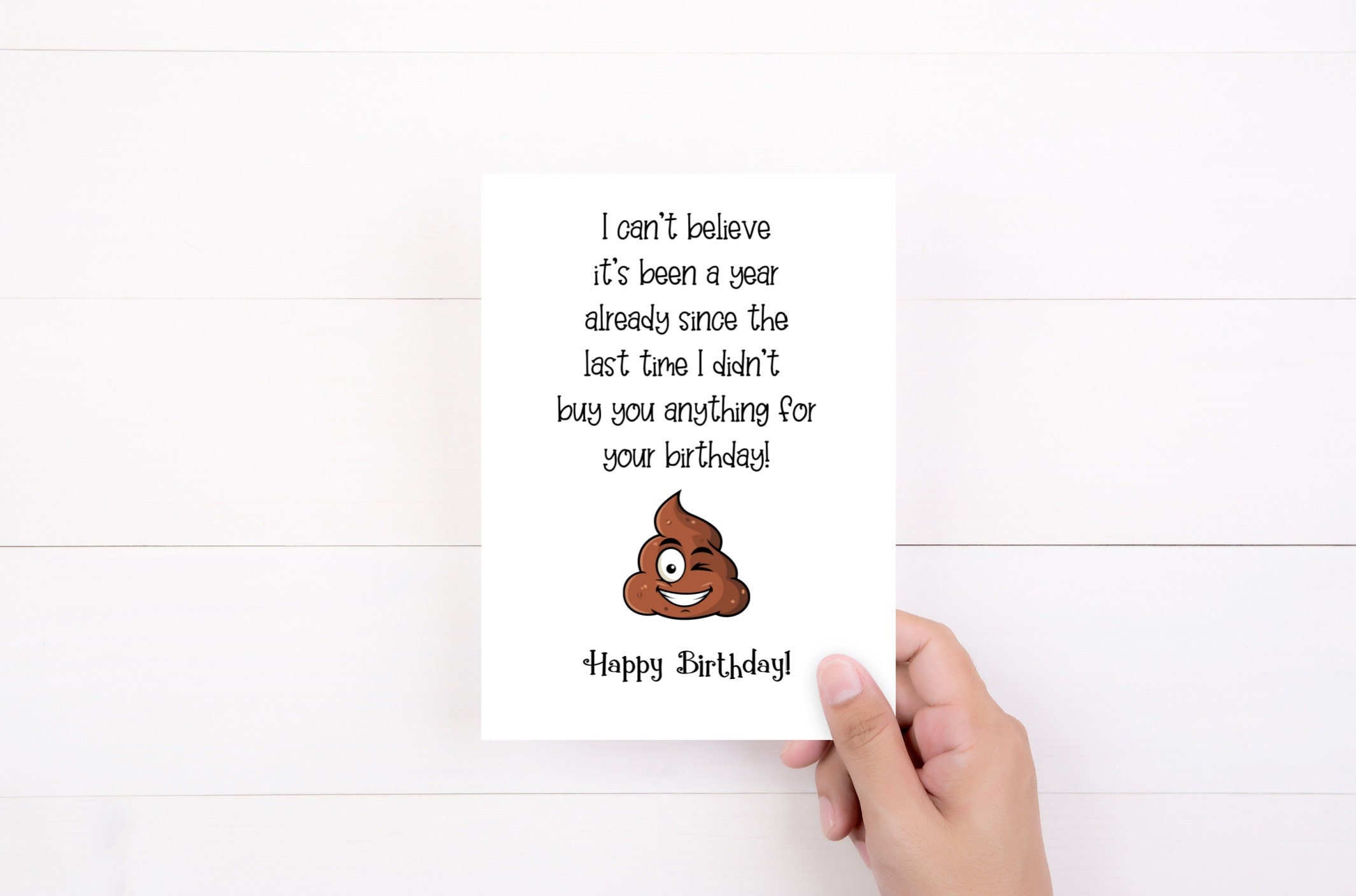 Happy Birthday Poop Outside
