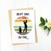 Best Dad by Par Card Golfing Gift for Dad Golf Puns - Etsy