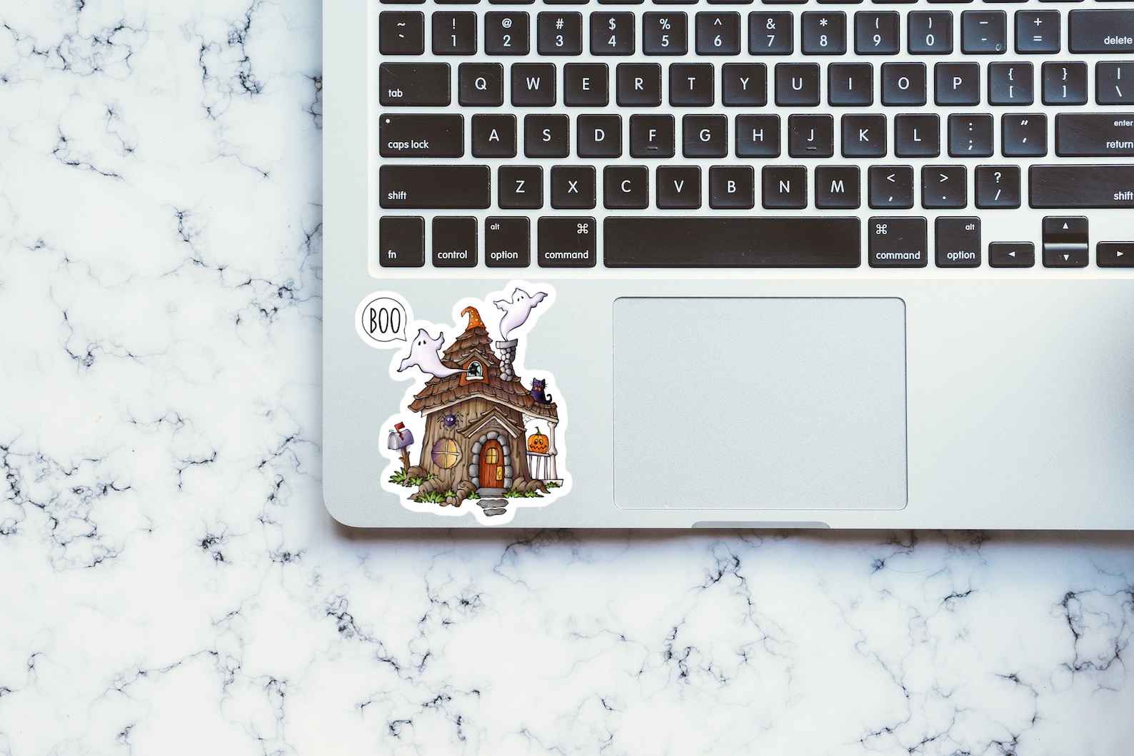 Haunted House Sticker Halloween Stickers Water Resistant - Etsy