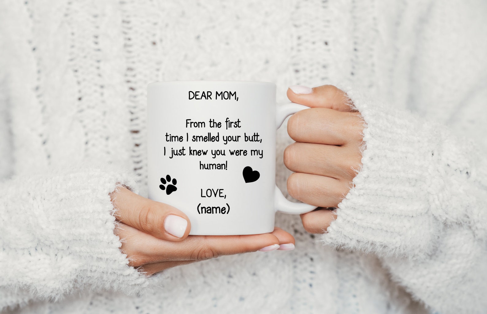 Custom Dog Mom Gift, Personalized Pet Parent Mug, Custom Pet Coffee Cup ...