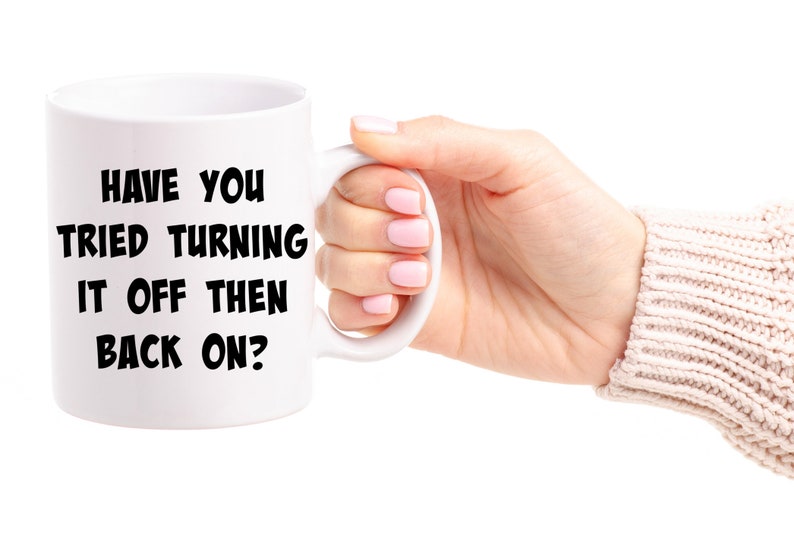 Computer Geek Gift Funny IT Person Coffee Mug Tech Support | Etsy