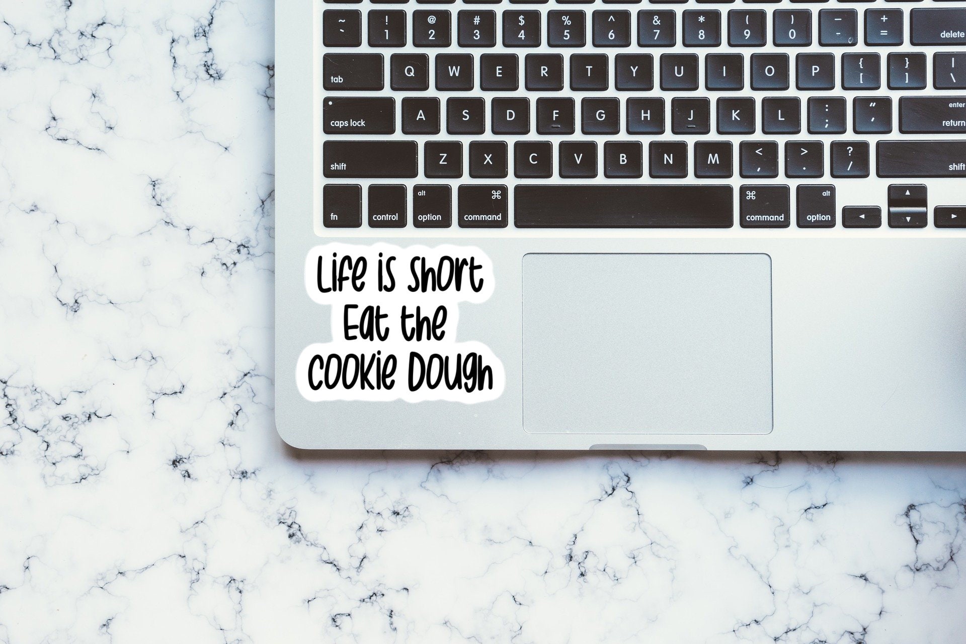 Life is Short Eat the Cookie Dough Sticker Funny Stickers | Etsy