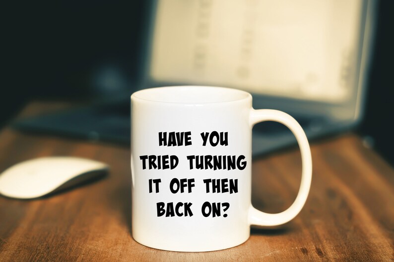 Computer Geek Gift Funny IT Person Coffee Mug Tech Support | Etsy