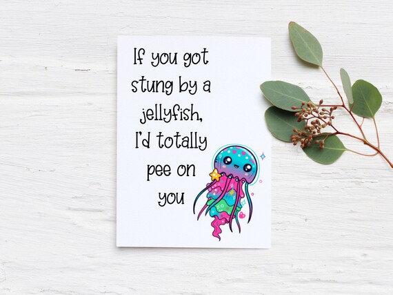 Funny Best Friend Card I Love You Card I'd Pee on You | Etsy