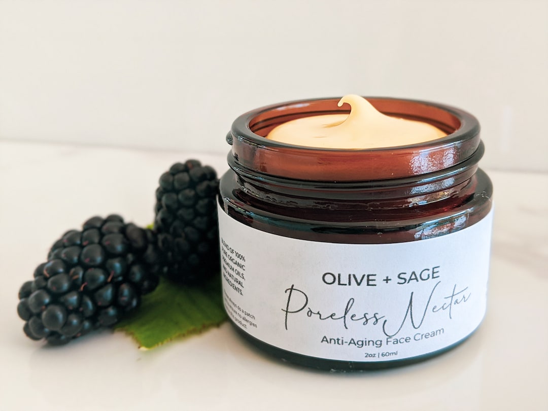 Organic Poreless Nectar Face Cream – Essential Oil Free Moisturizer for ...