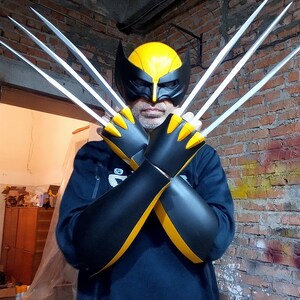 Wolverine Claws Gauntlets Forearm for Cosplay Yellow/black - Etsy