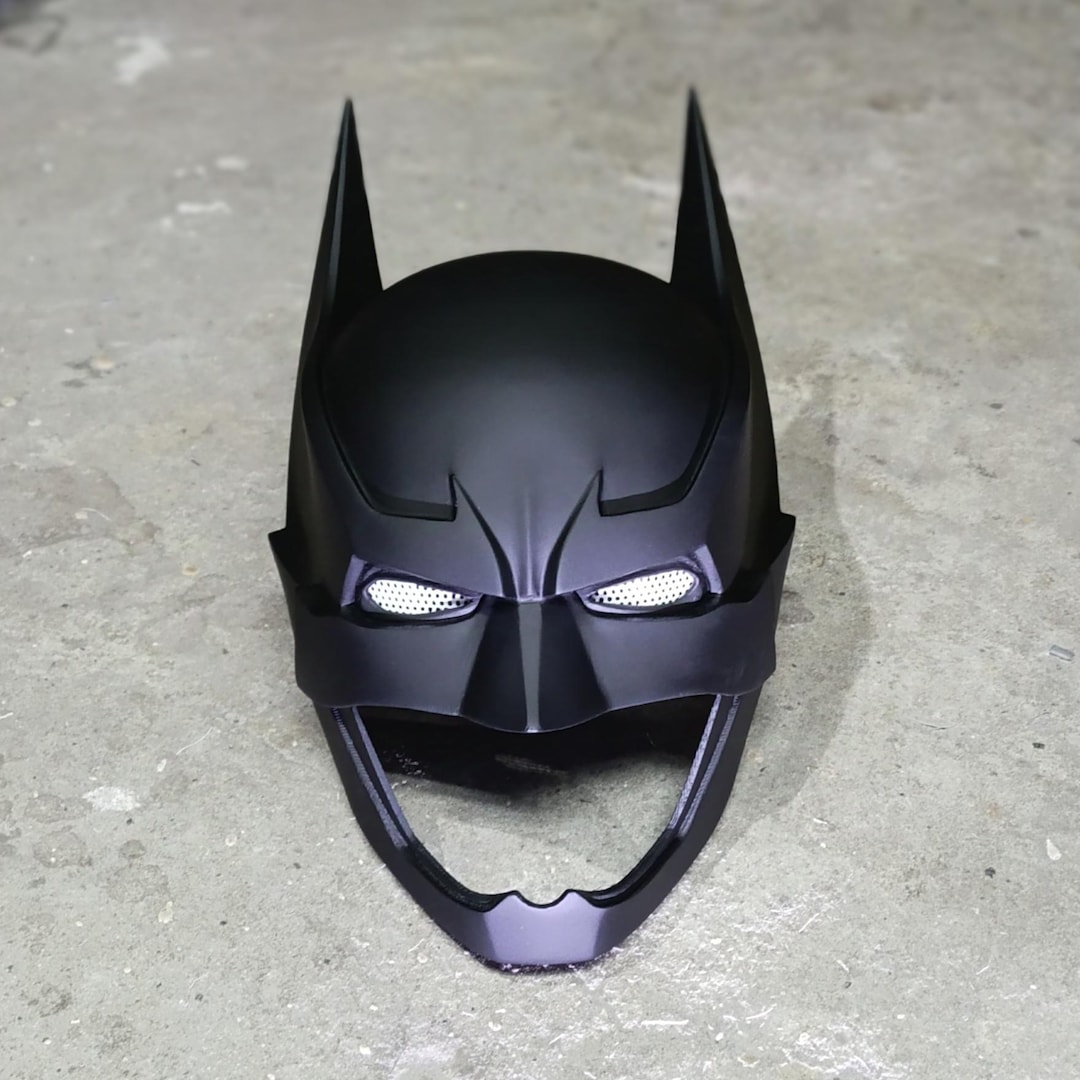 Samurai Dark Knight Helmet for Cosplay With Leds - Etsy