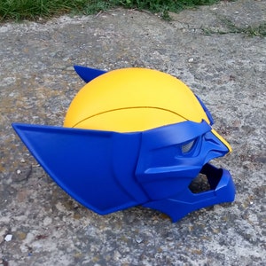 Wolverine Battle Armored Cowl Ver. 1 for Cosplay Yellow/blue - Etsy