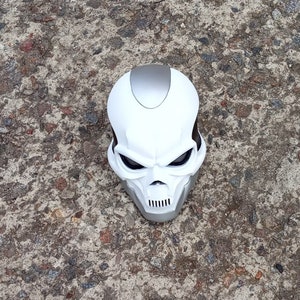 Taskmaster Evil White Skull Helmet physical Product for Cosplay - Etsy
