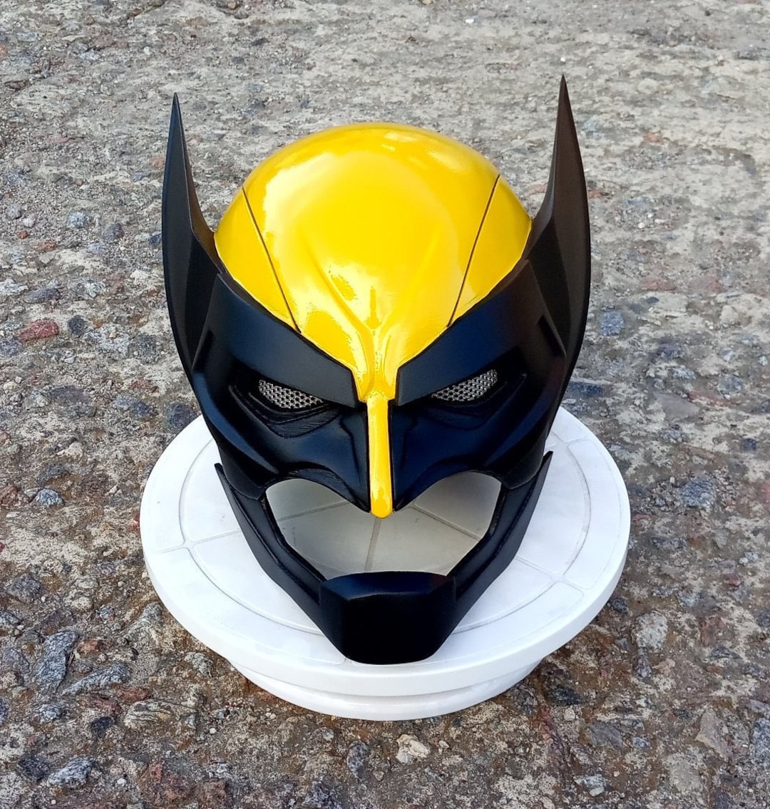 Wolverine Inspired Battle Cowl Helmet Hand Painted Wearable Prop With ...