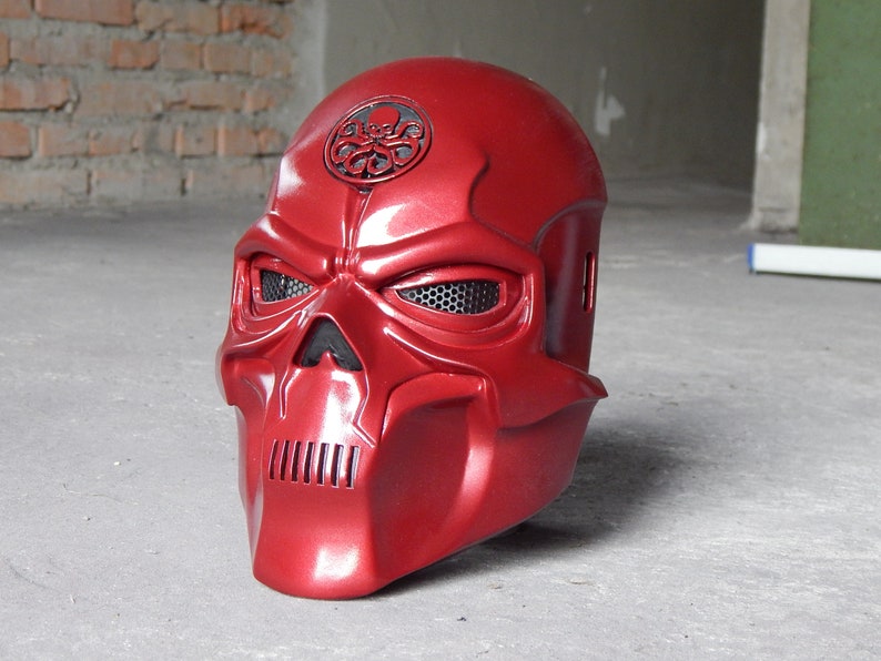Red Hydra Mask for Cosplay Helmet Armor Physical Product - Etsy UK