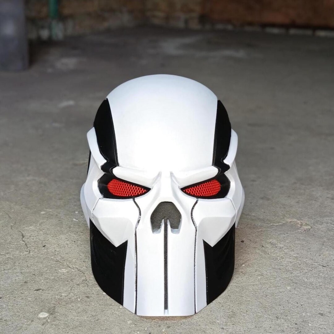 Finished Punisher Bane Cosplay Helmet – Hand-painted - Superhero Mask ...