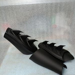 Stealth Superhero Forearm Armor – Matte Black Cosplay Bracers – Custom ...