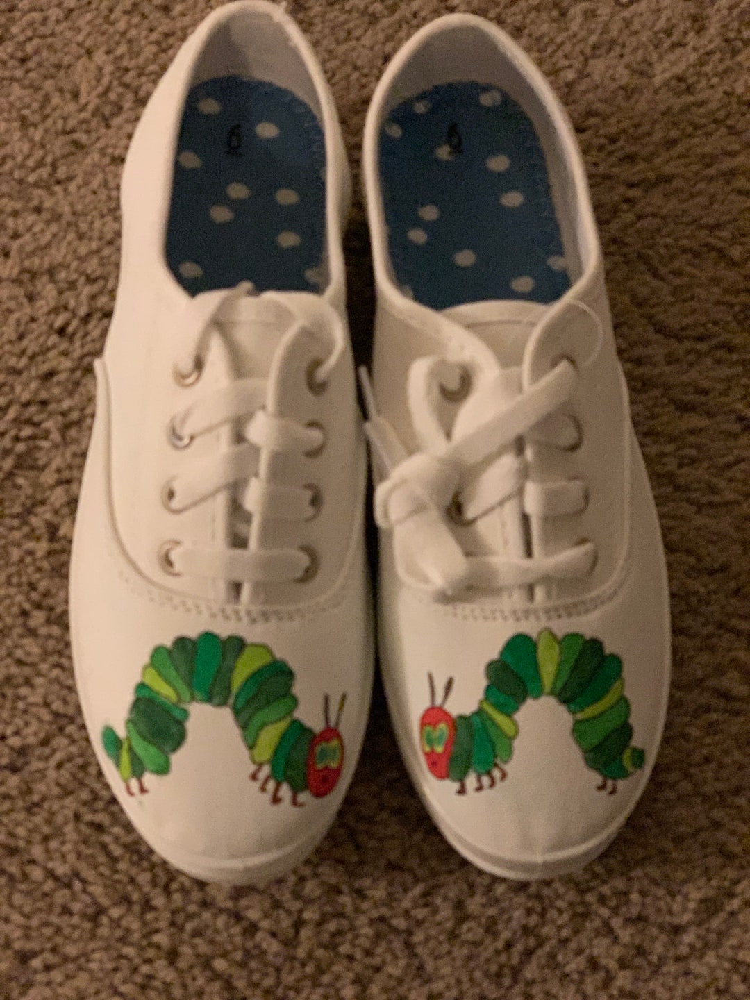 Very Hungry Caterpillar Shoes - Etsy