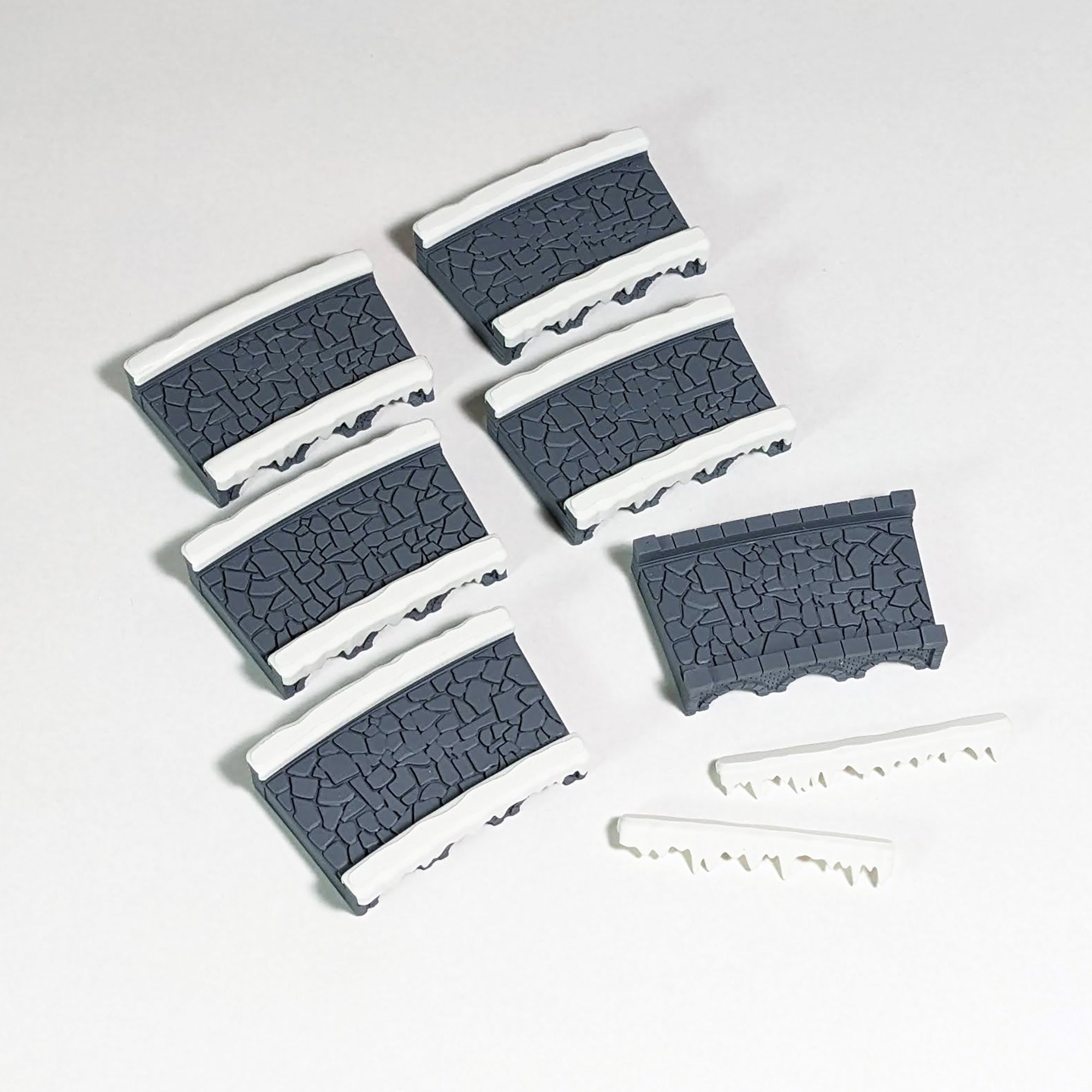 Arced Track Risers 8mm set of 6 11.25 Radius Miniature - Etsy