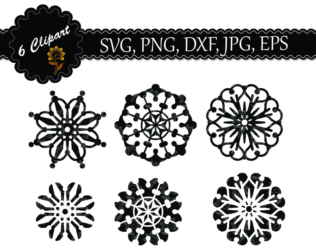 Geometric Flower SVG, Mandala SVG, Abstract Flower Clipart, Mandala ...