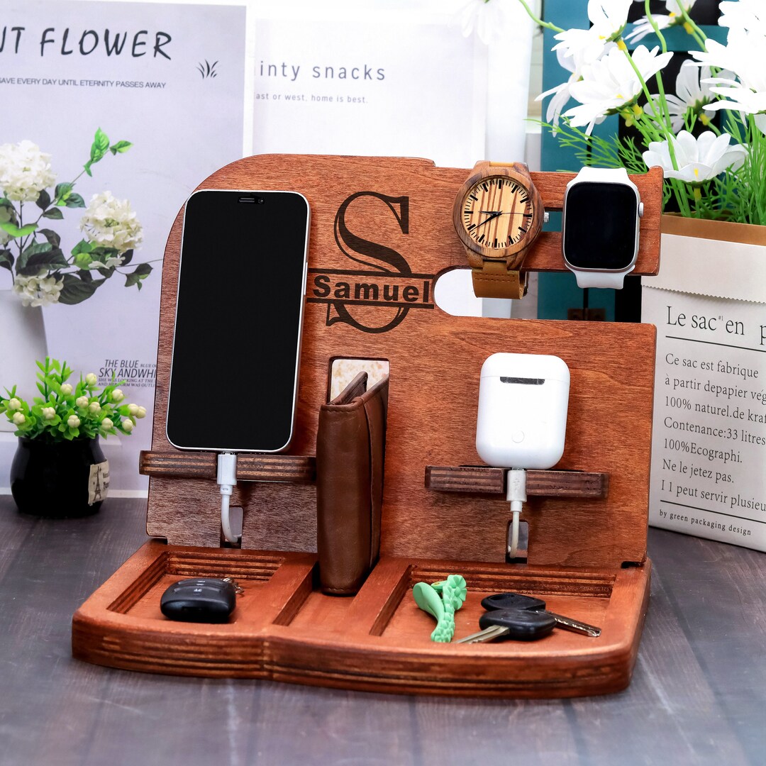 Desk Organizer,apple Watch, Charging Station, Organizer, Phone Stand ...
