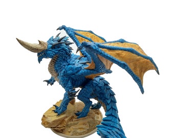 Ancient Blue Dragon Mini - Etsy