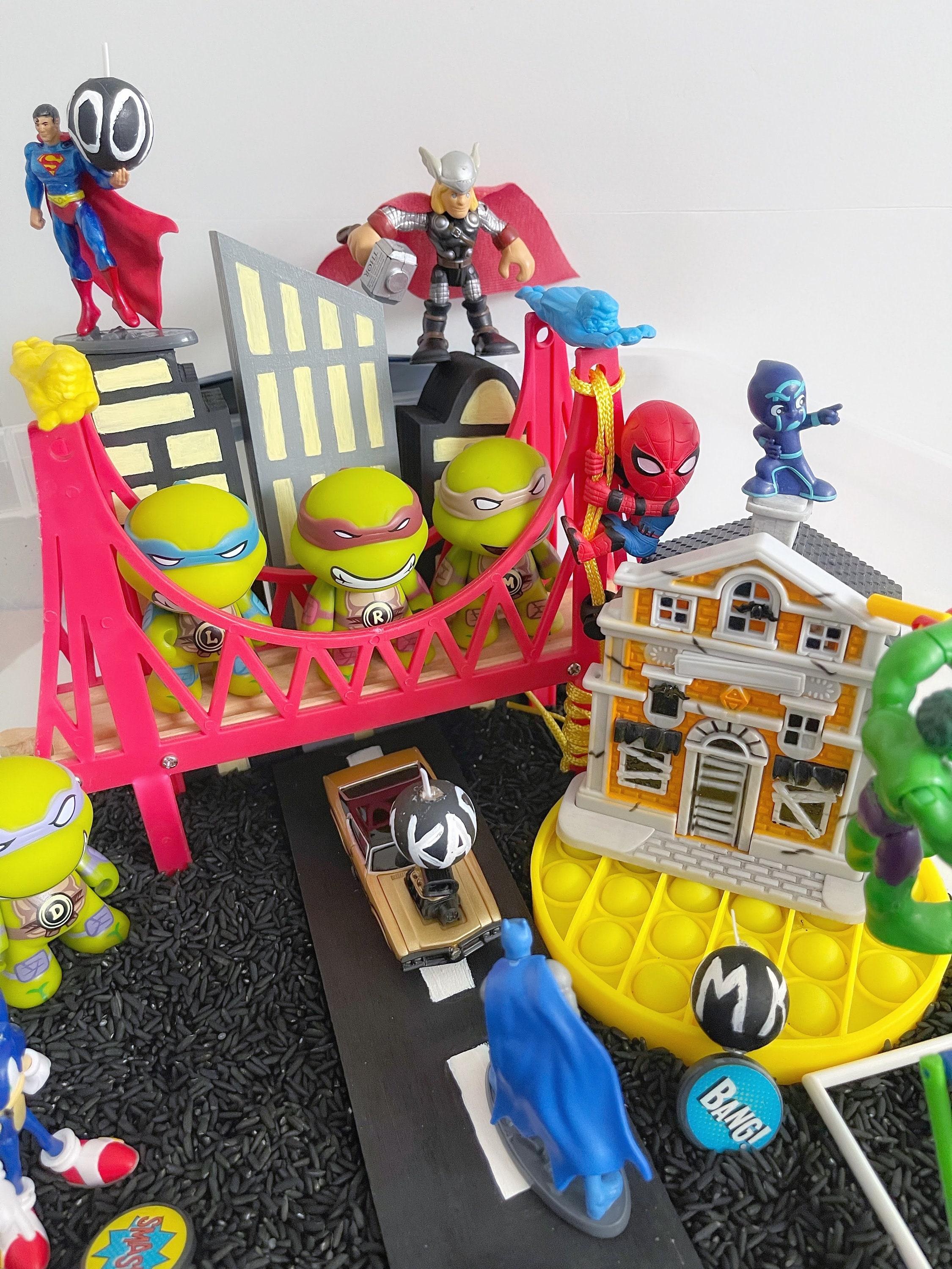 Superhero Sensory Bin 2.0 | Play Kit | Educational Toy | Superhero Toy ...