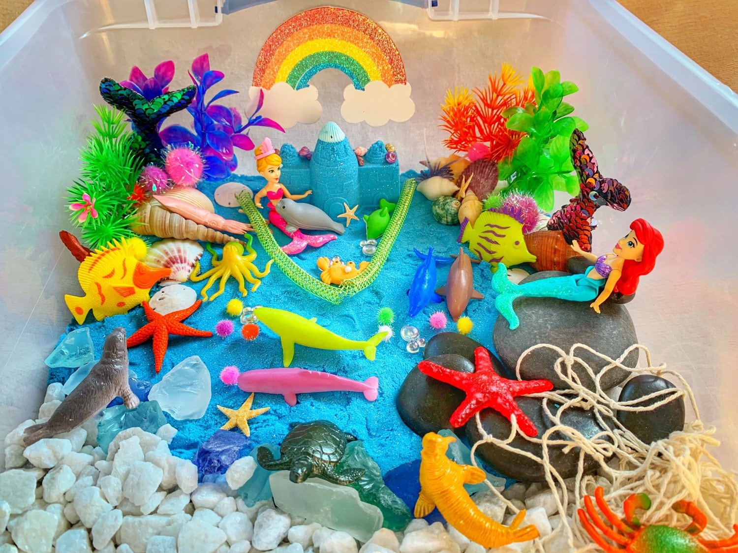Mermaid Sensory Bin Ocean Sensory Bin Play Kit Kids Sensory Kit Sensory ...