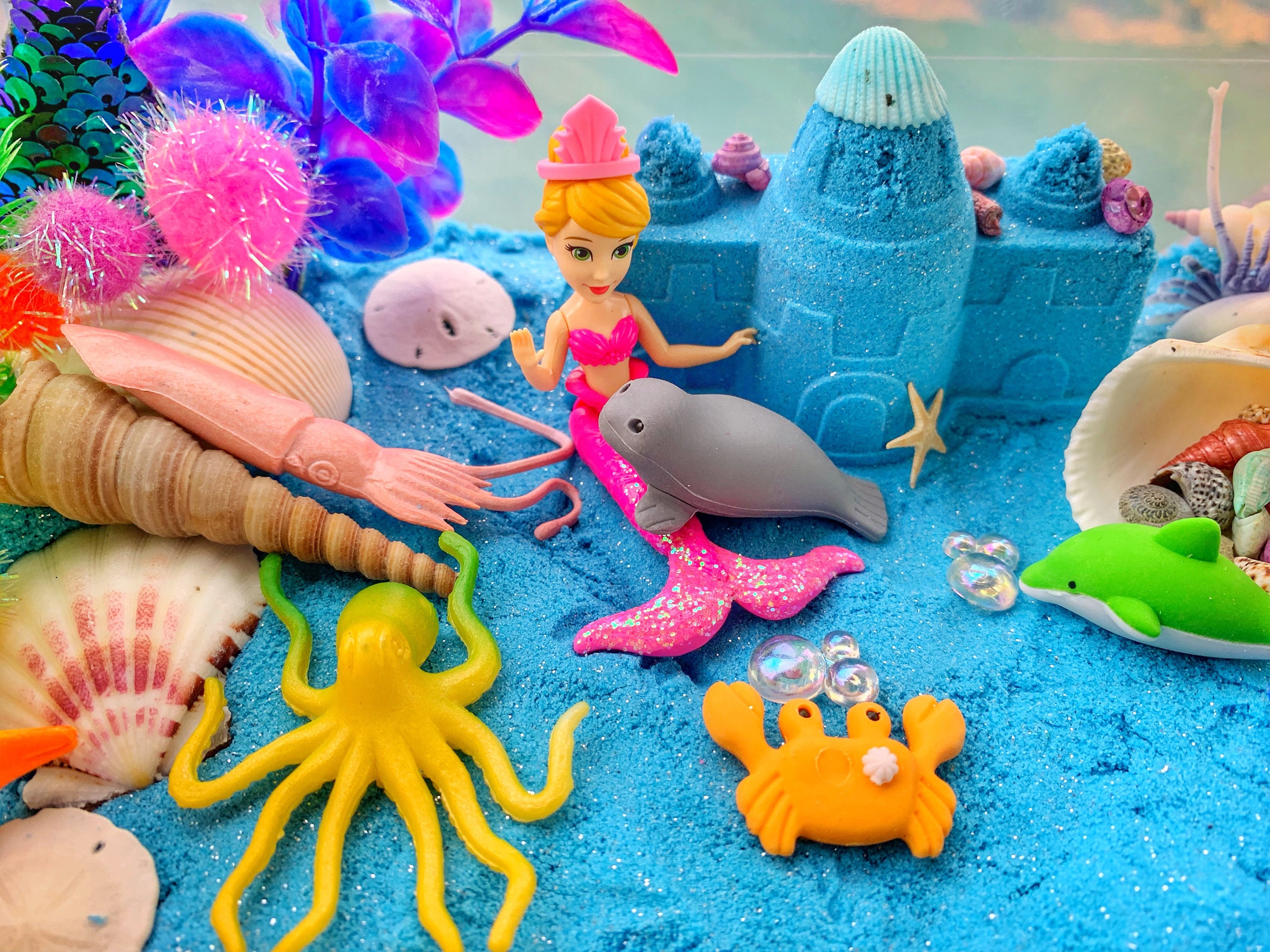 Mermaid Sensory Bin | Ocean Sensory Bin | Play Kit | Kids Sensory Kit ...