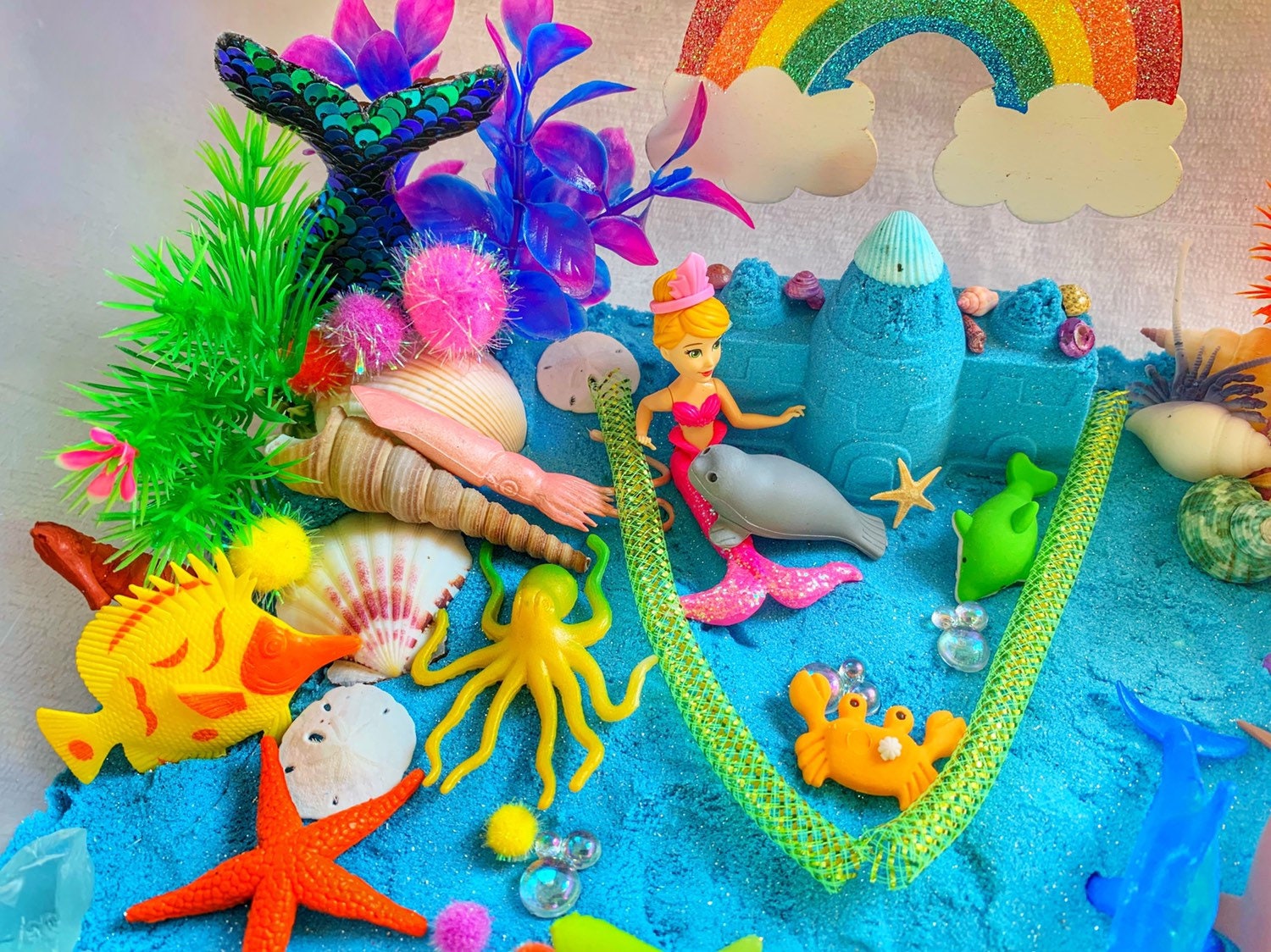 Mermaid Sensory Bin Ocean Sensory Bin Play Kit Kids Sensory Kit Sensory ...
