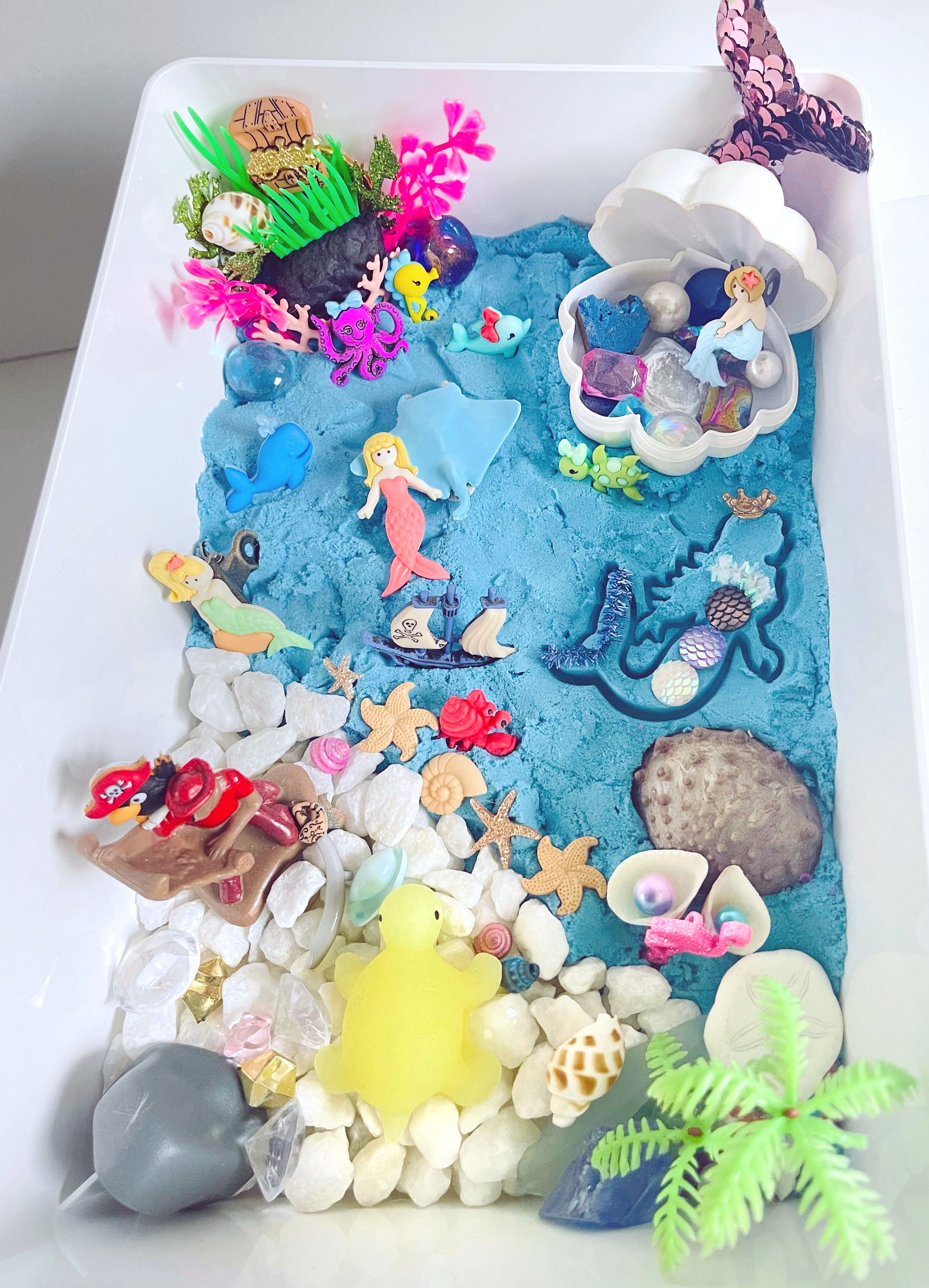Mermaid Sensory Bin Pirate Sensory Bin Beach Sensory Bin - Etsy