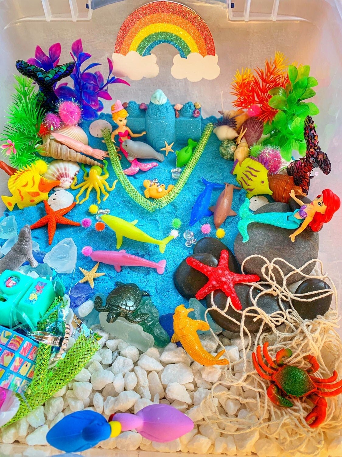 Mermaid Sensory Bin Ocean Sensory Bin Play Kit Kids Sensory Kit Sensory ...