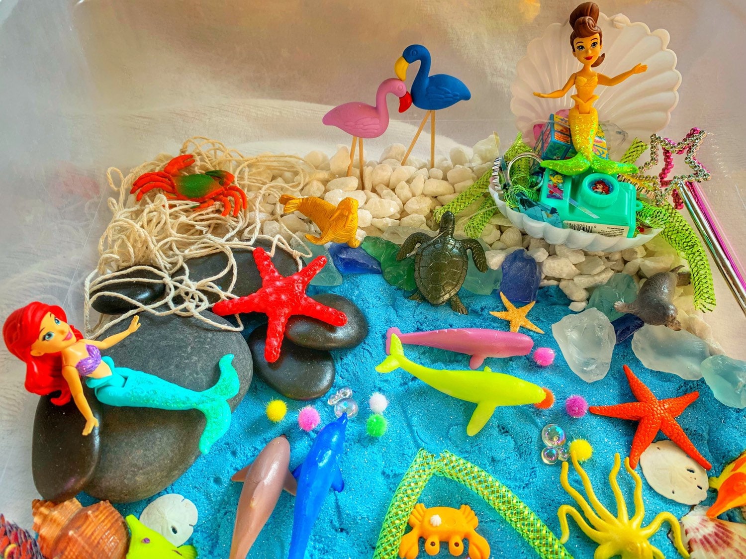 Mermaid Sensory Bin | Ocean Sensory Bin | Play Kit | Kids Sensory Kit ...