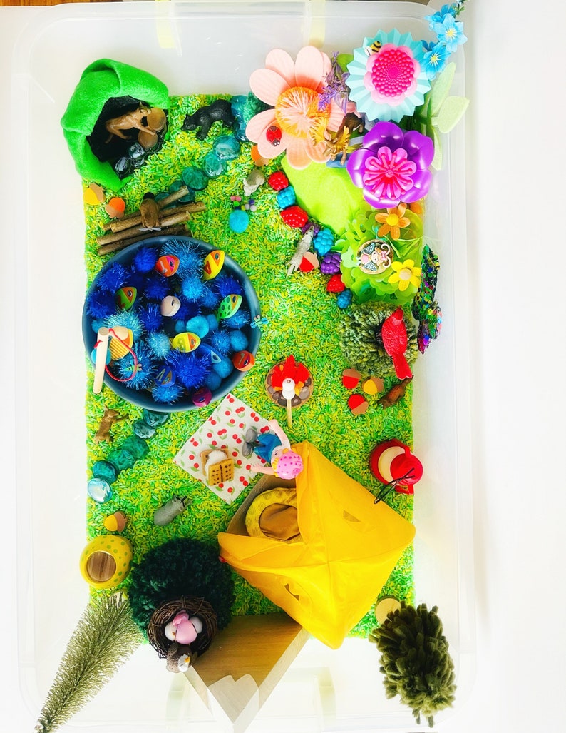 Camping Sensory Bin | Woodland Sensory Bin | Play Kit | Educational Toy ...