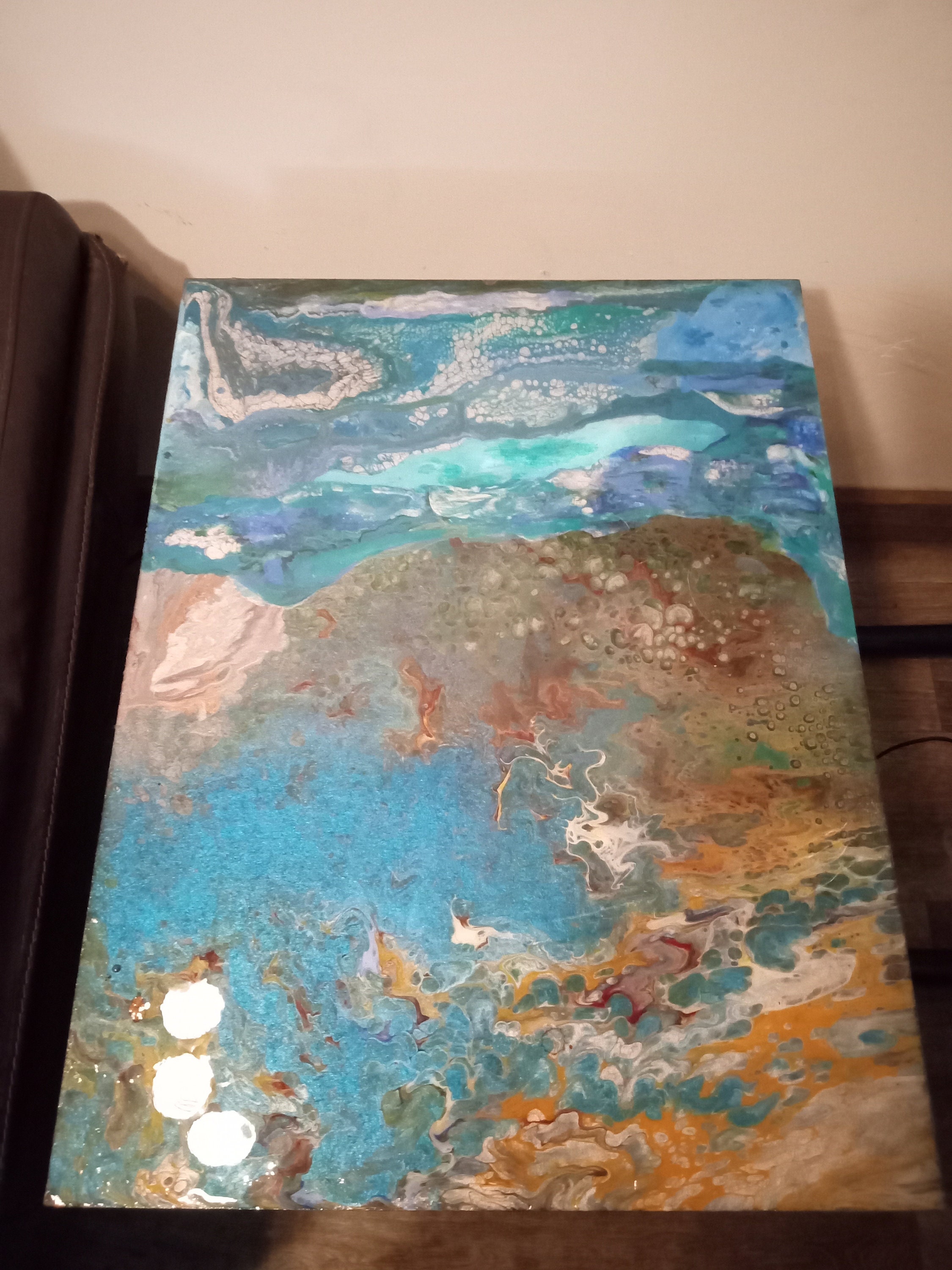 Hand Painted End Table - Etsy