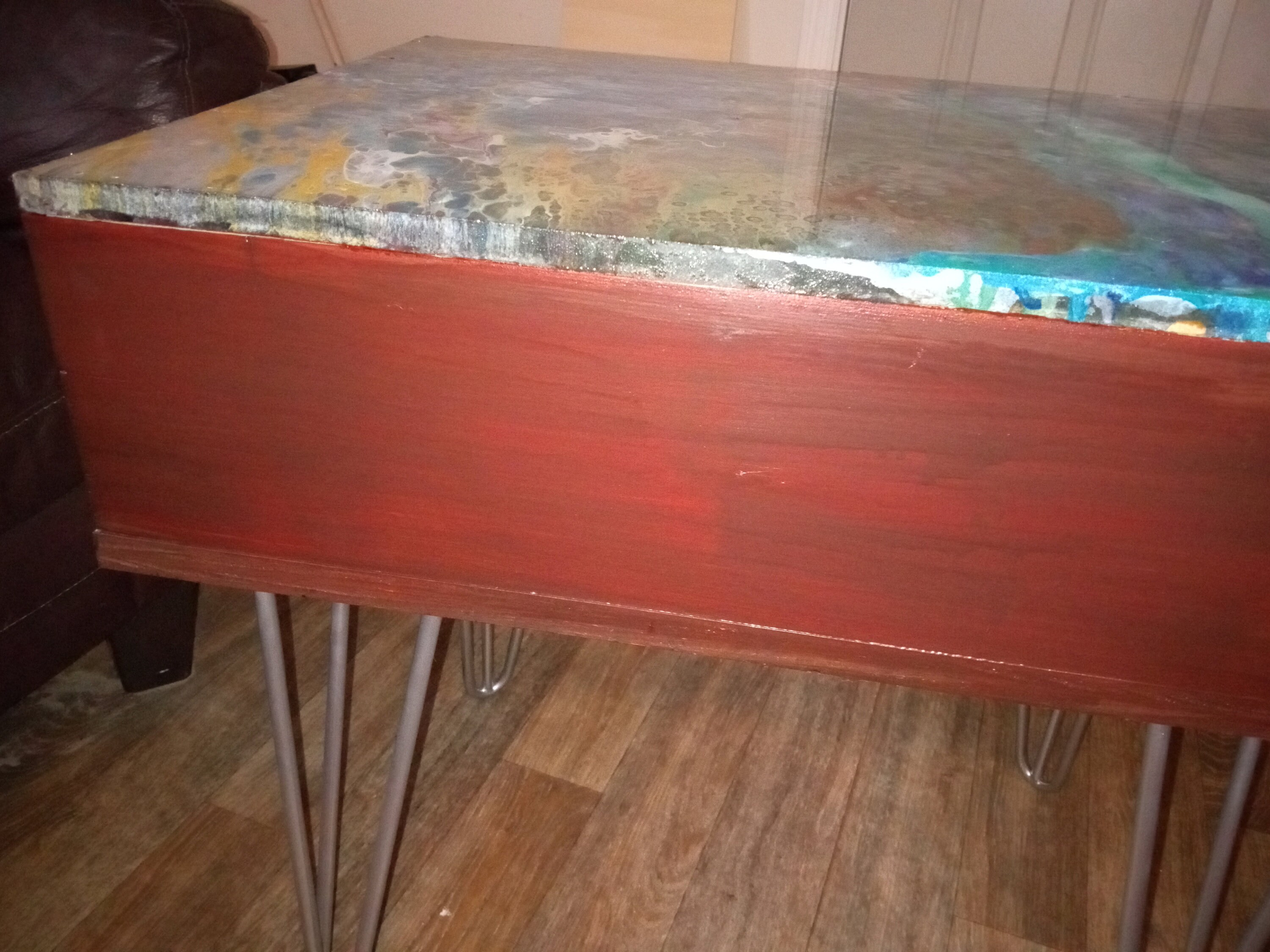 Hand Painted End Table - Etsy