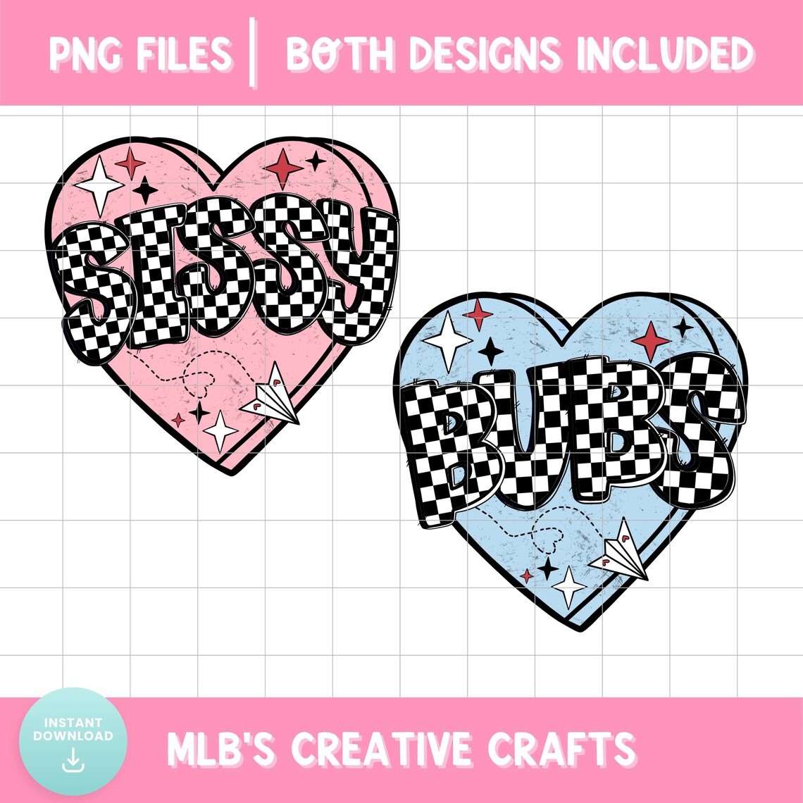 Sissy & Bubs Valentine's Day PNG: Sibling Matching Design (digital ...