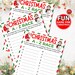 Christmas A-Z Word Race Game, Christmas Party Games, Xmas Family Game ...
