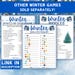 Winter Mad Libs, Printable Winter Game, Winter Party Games, Office ...