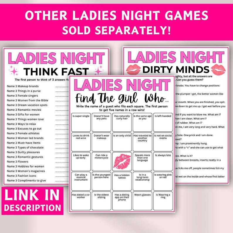 Which Came First Trivia Game, Printable Ladies Night Party Games ...