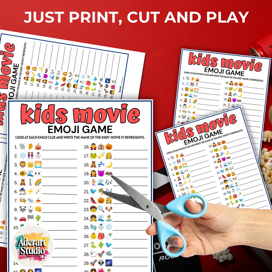 Kids Movie Emoji Game, Emoji Movie Guessing Game, Children's Movies ...
