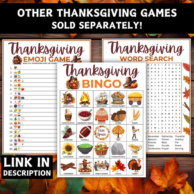 Thanksgiving Trivia Game, Printable Thanksgiving Game, Fall Games for ...