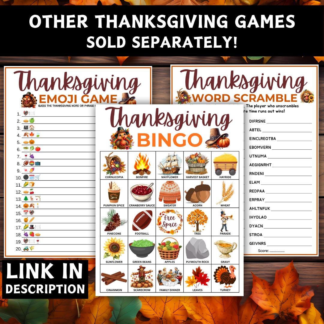 Thanksgiving Finish the Phrase Game, Printable Thanksgiving Game ...