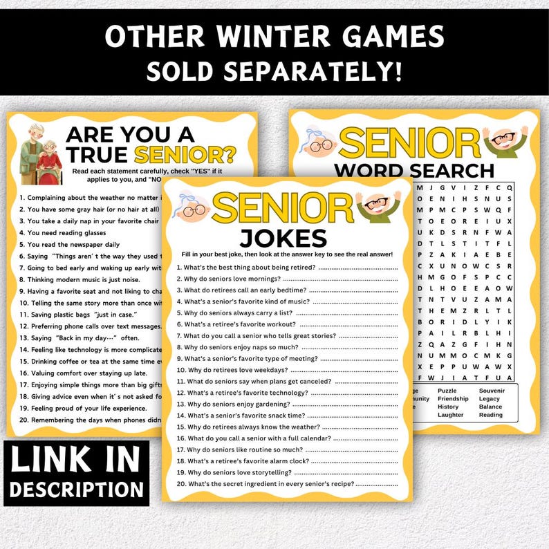 Senior Slogans Game, Senior Party Games, Riddle Quiz, Games for Senior ...