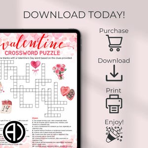 Valentine's Day Word Game Printable Bundle, Valentine Party Games, Fun ...